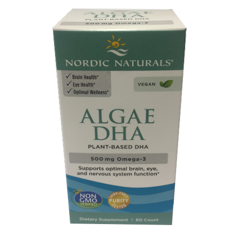 Algae DHA, 500mg - 60 softgels – Waislamaa